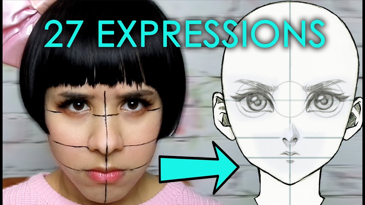 How to Draw EXPRESSIONS 27 Different Expressions Making Manga & Comics ...