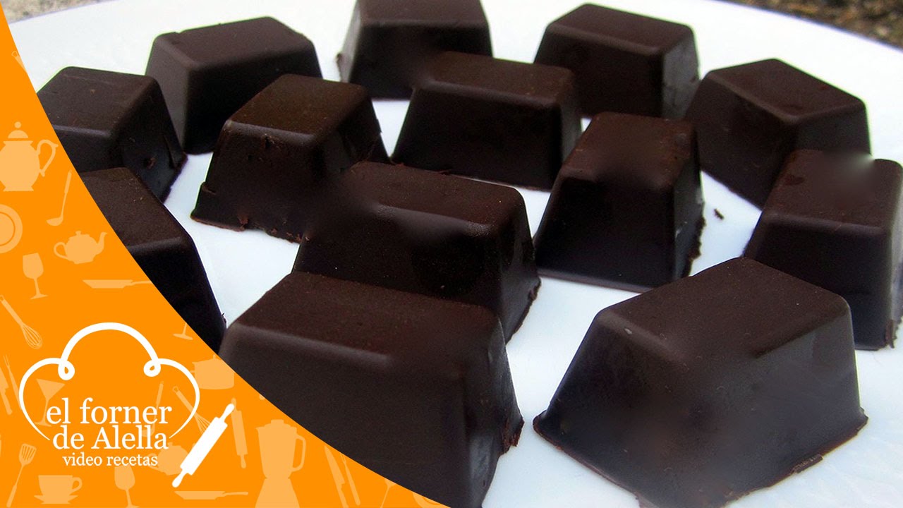 Bombones rellenos de dulce de leche y nueces - YouTube