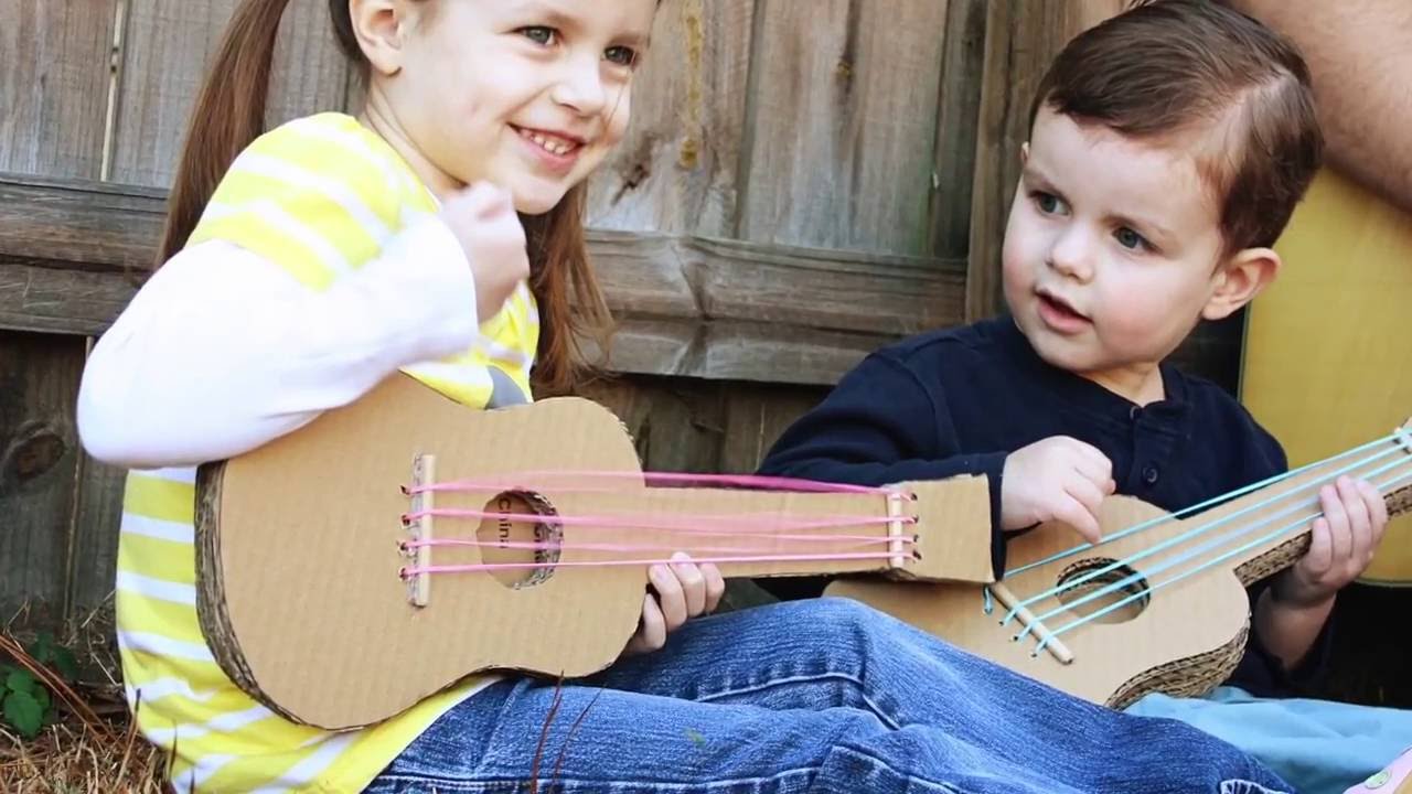 How To Make A Cardboard Guitar YouTube How To Make A Cardboard Guitar YouTube