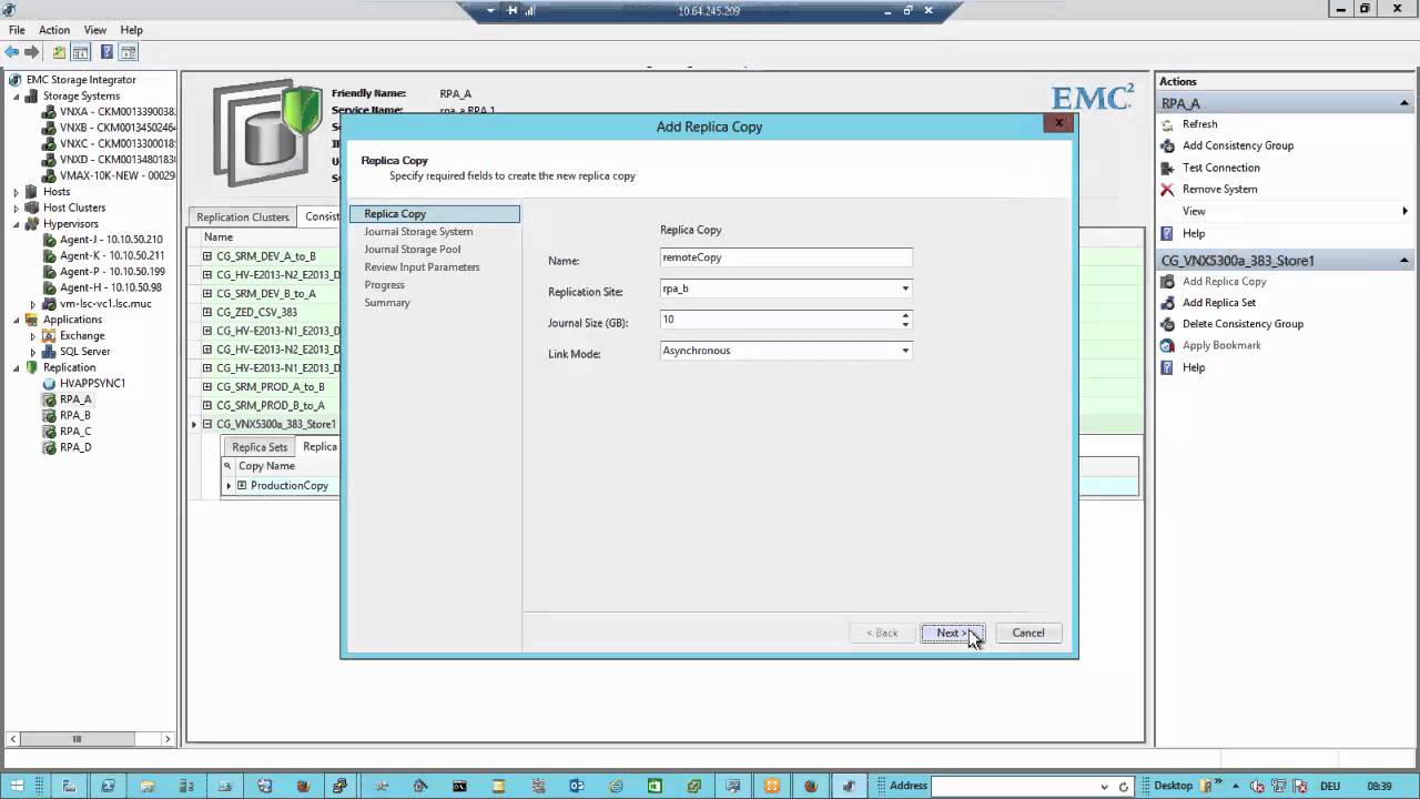 Use ESI to Create and Manage Recoverpoint Consistency Groups - YouTube