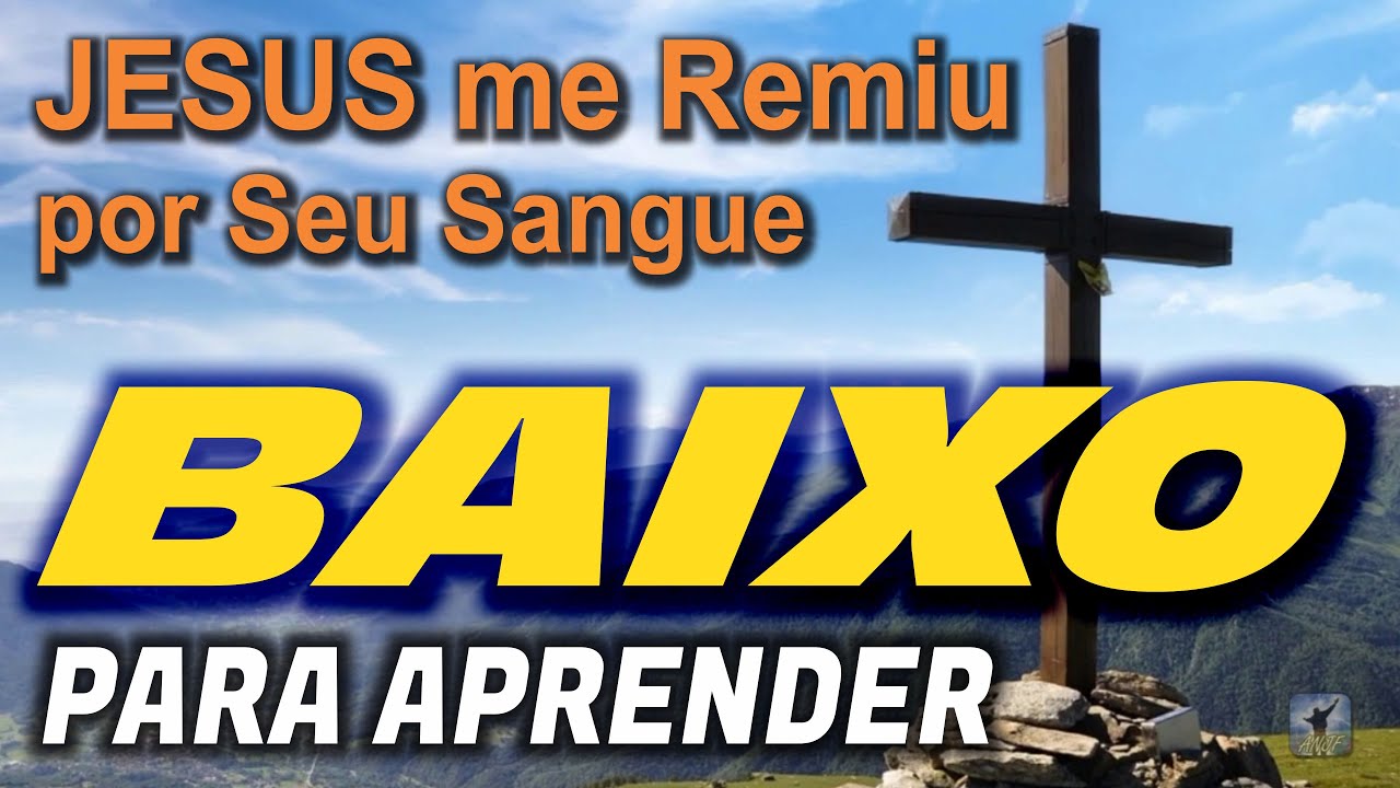 Kit de Ensaio - JESUS me Remiu por Seu Sangue - Para Aprender o Baixo ...