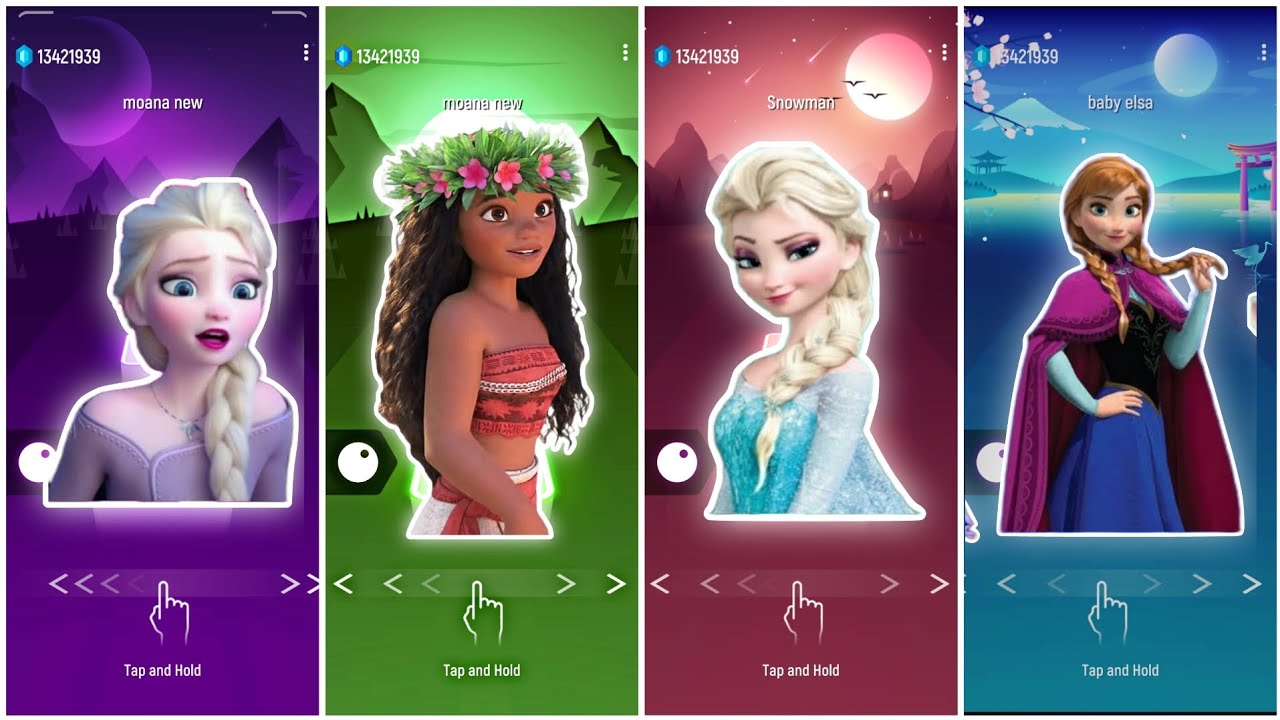 Disney Princesses Songs on YouTube | Let It Go Mona how far i'll go ...