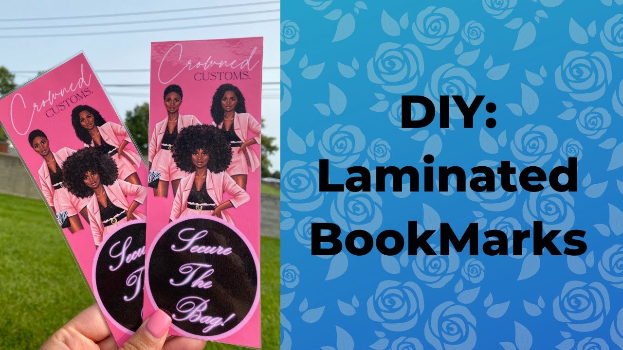How to Design and Laminate Bookmarks in Photoshop! - YouTube