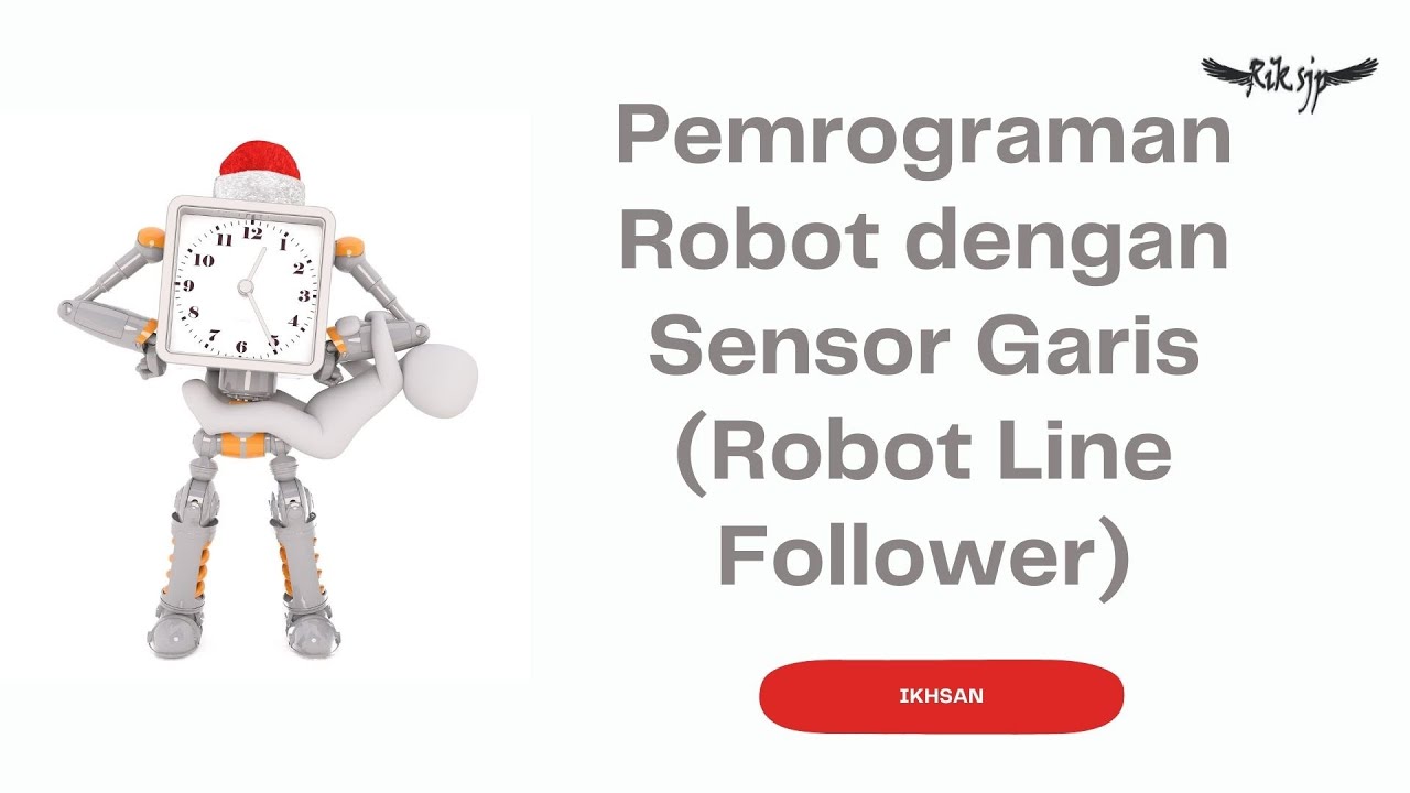 Pemrograman Robot dengan Sensor Garis (Robot Line Follower) #Robot # ...