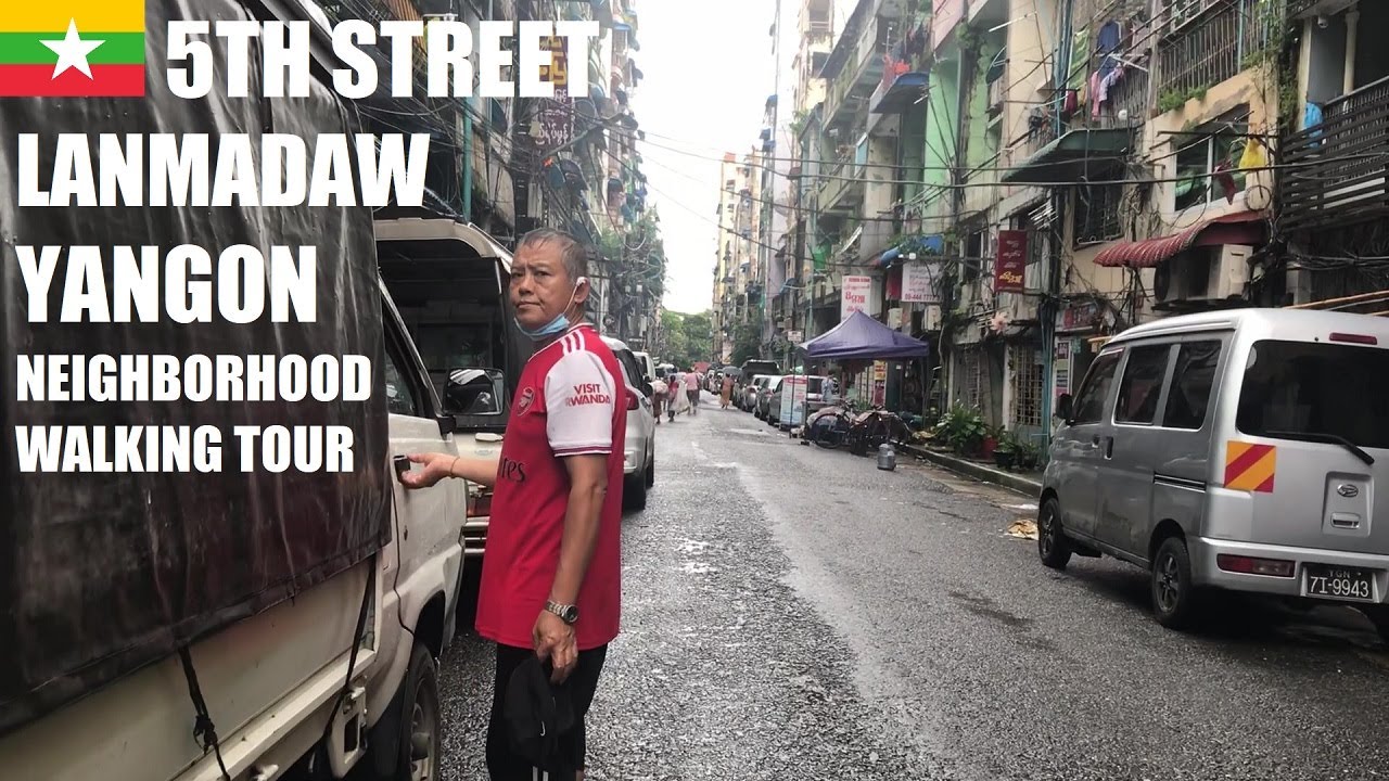 5th Street, Lanmadaw Township, Yangon Neighborhood Walking Tour 🇲🇲 ...