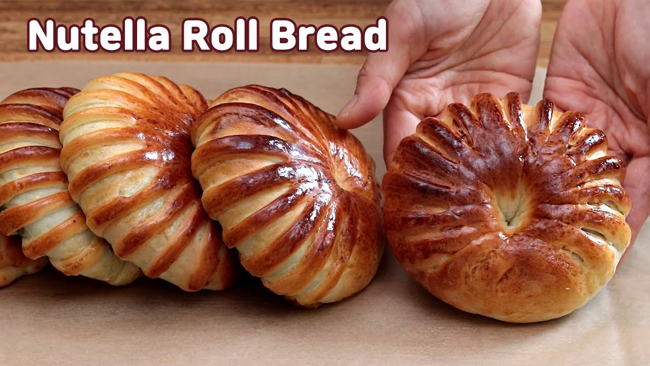 Nutella Roll Buns Recipe - YouTube