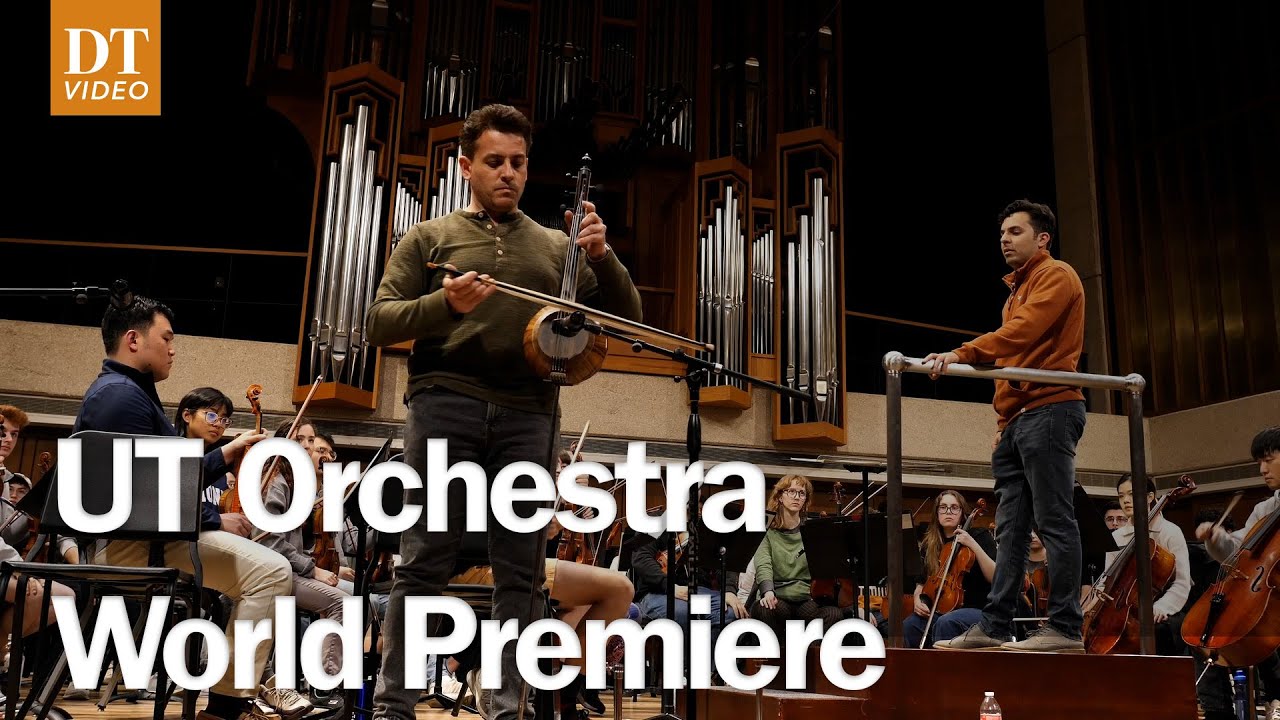 UT Orchestra Premieres 'The Sounds of Eternity' - YouTube