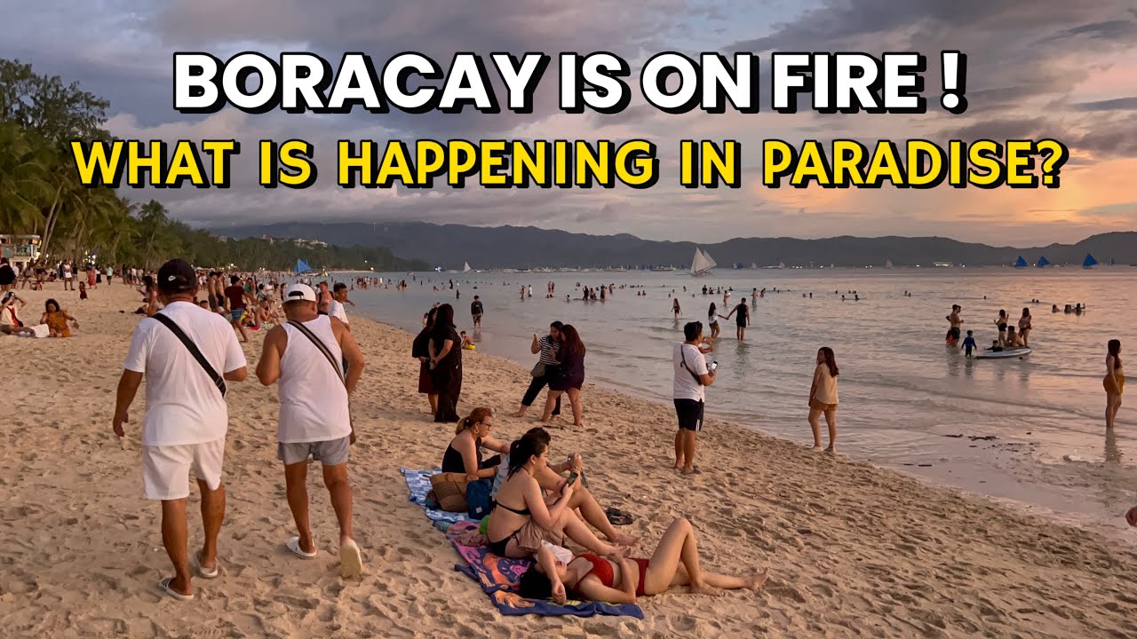 BORACAY Philippines | August 19 2025 | Sunset + Night Walk Tour Around ...