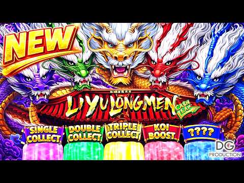 🚨OMG🚨SUPER RARE QUINTUPLE NEW LI YU LONG MEN SLOT MACHINE REVEAL 2026 LAS VEGAS GRAND CASINO GAME