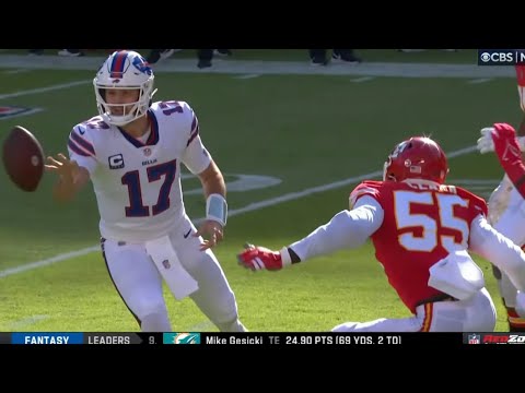 Josh Allen FUMBLES to start game vs. Chiefs - YouTube