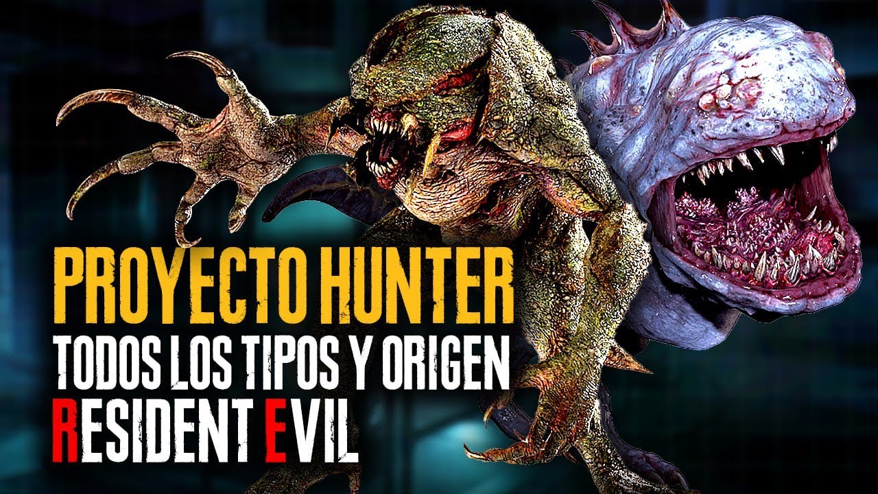 PROYECTO HUNTER, RESIDENT EVIL TODOS LOS TIPOS DE HUNTER Y SU ORIGEN ...