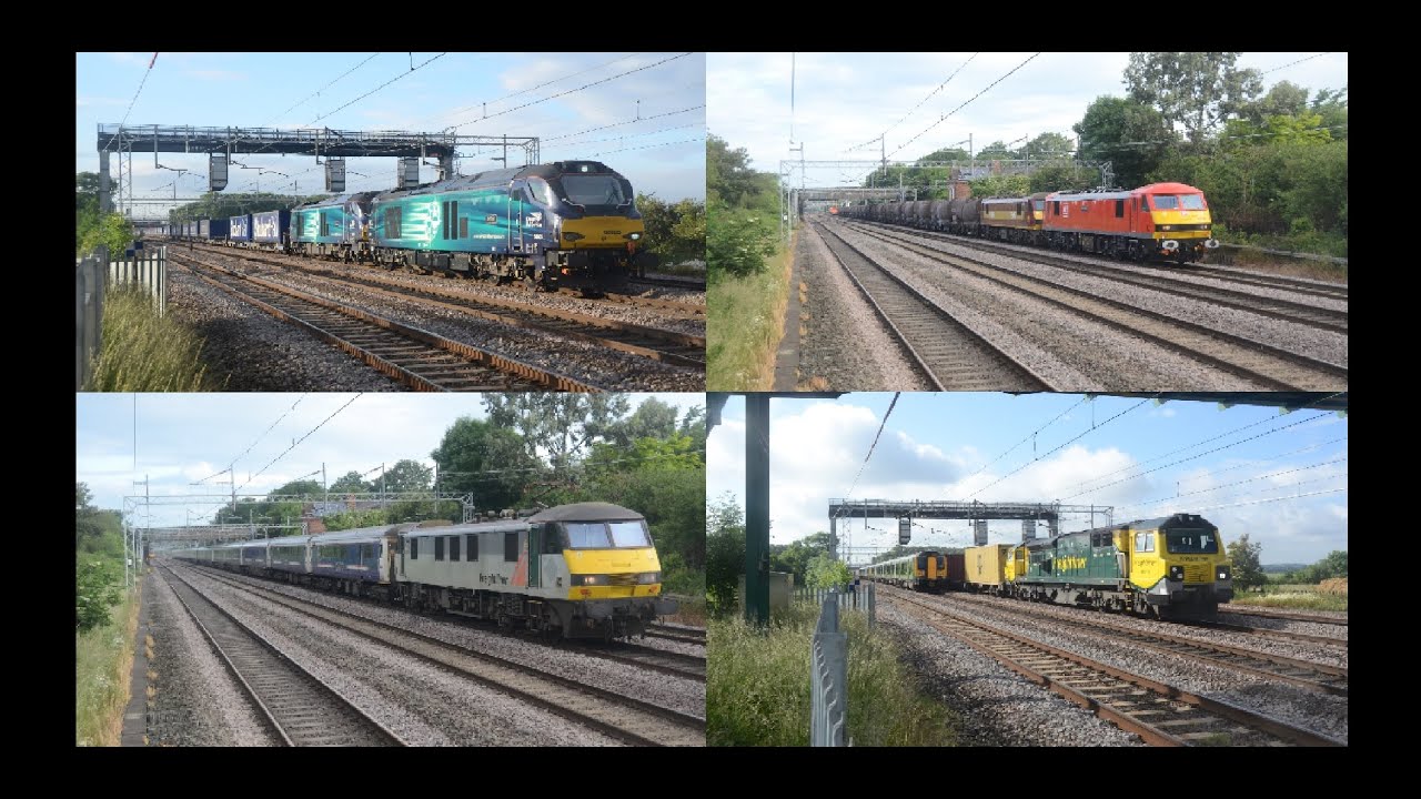 WCML Trains At Cathiron 24th June 2016 - YouTube