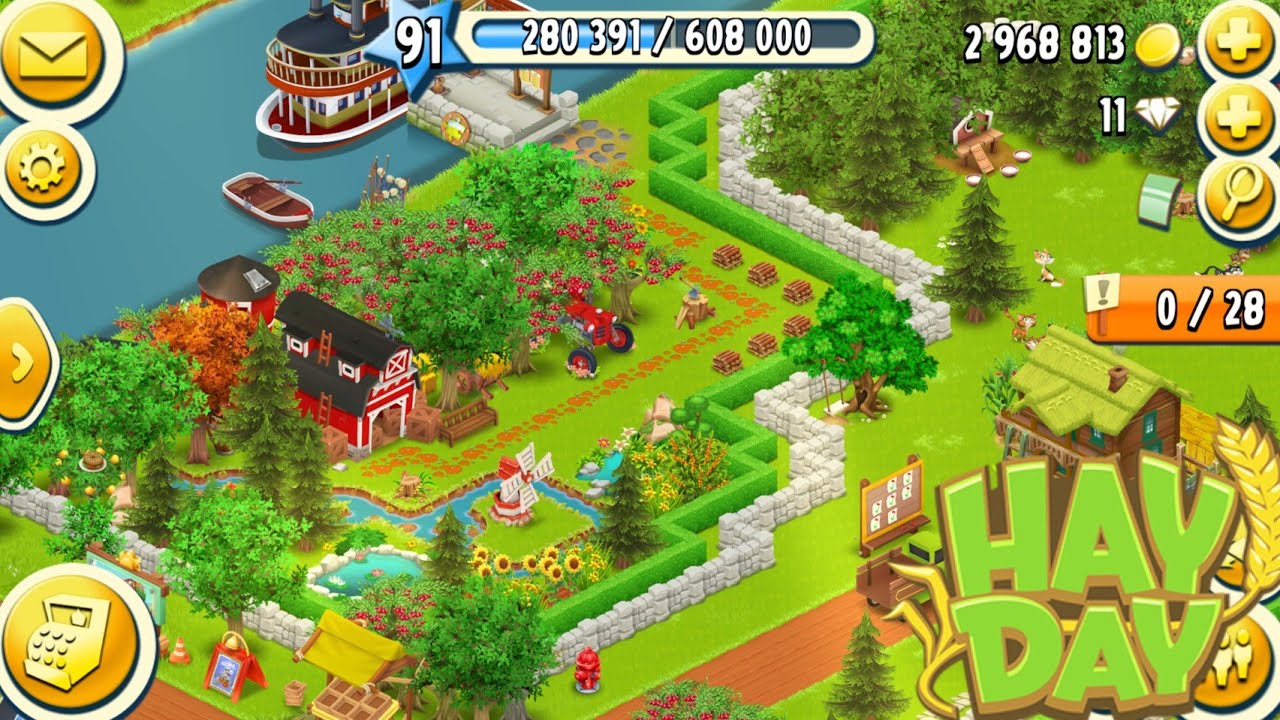 Supercell Hay Day Farm Game | Helping Neighbors - YouTube