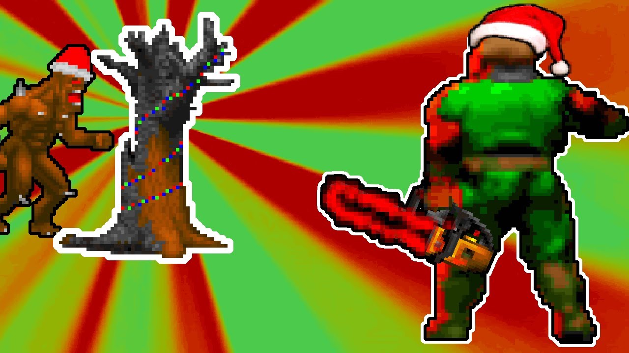 Doomguy Wants A Christmas Tree! (FRUIT_SALAD.WAD) - YouTube