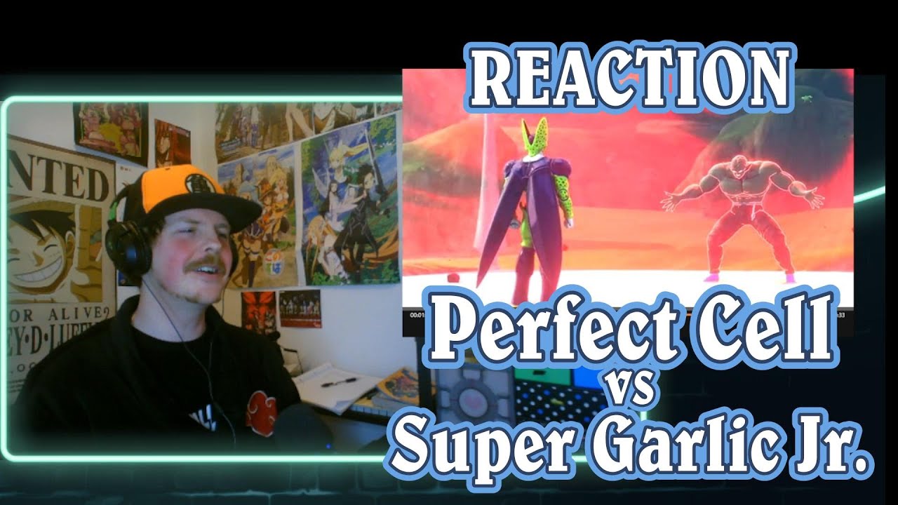 Perfect Cell Vs Super Garlic Jr. REACTION - YouTube