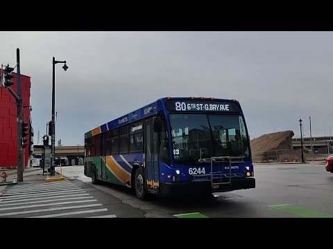 MCTS 2022 Gillig Advantage BRT 40' 6244 on Route 80 - YouTube