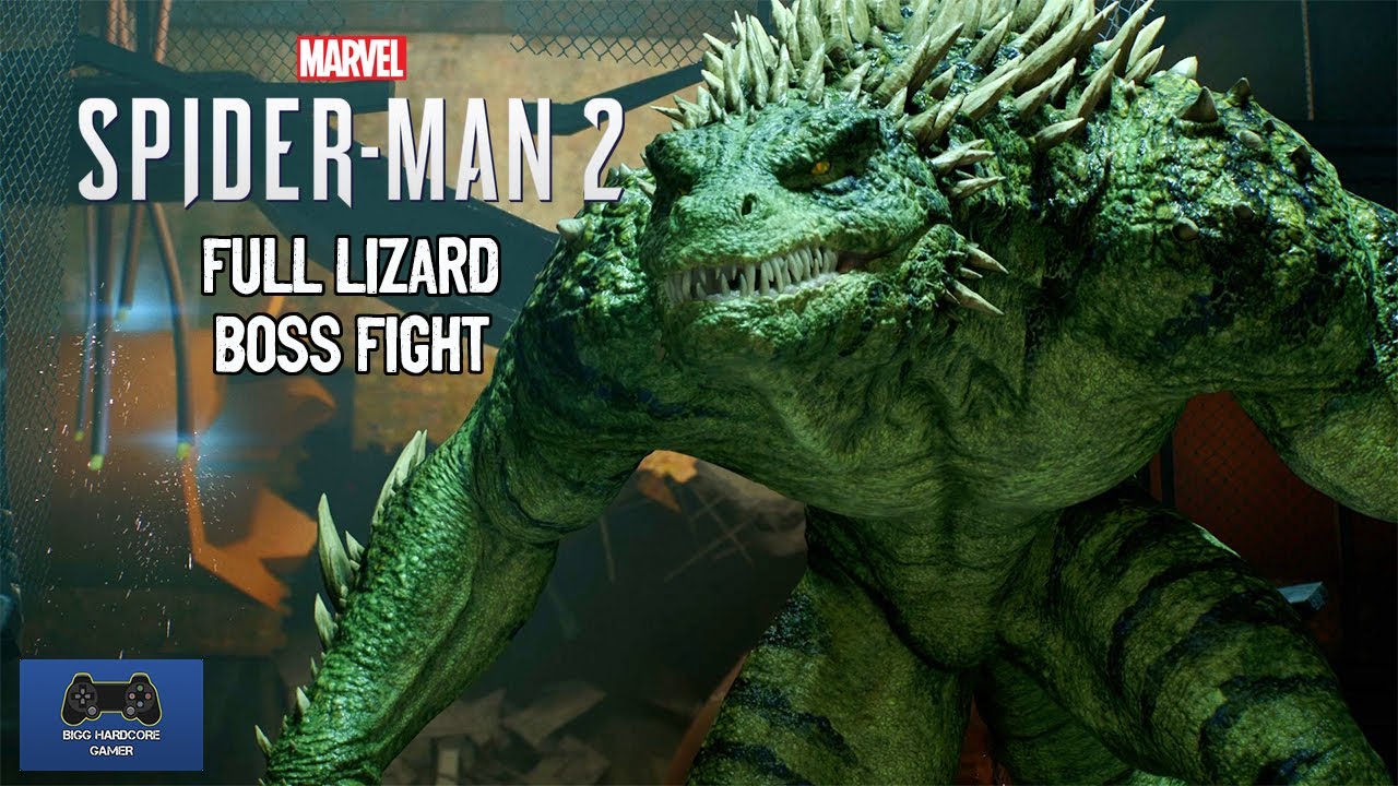 Spider-Man 2 - Full Lizard Boss Fight - PS5 - YouTube