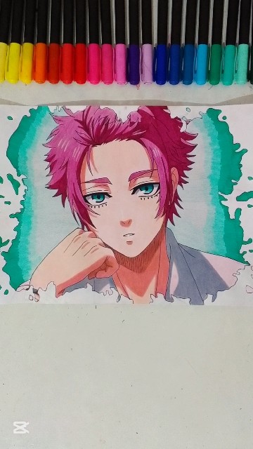 Drawing Sae Itoshi ⚽️ - Stained Art 🎨 | from Blue Lock #art #bluelock # ...