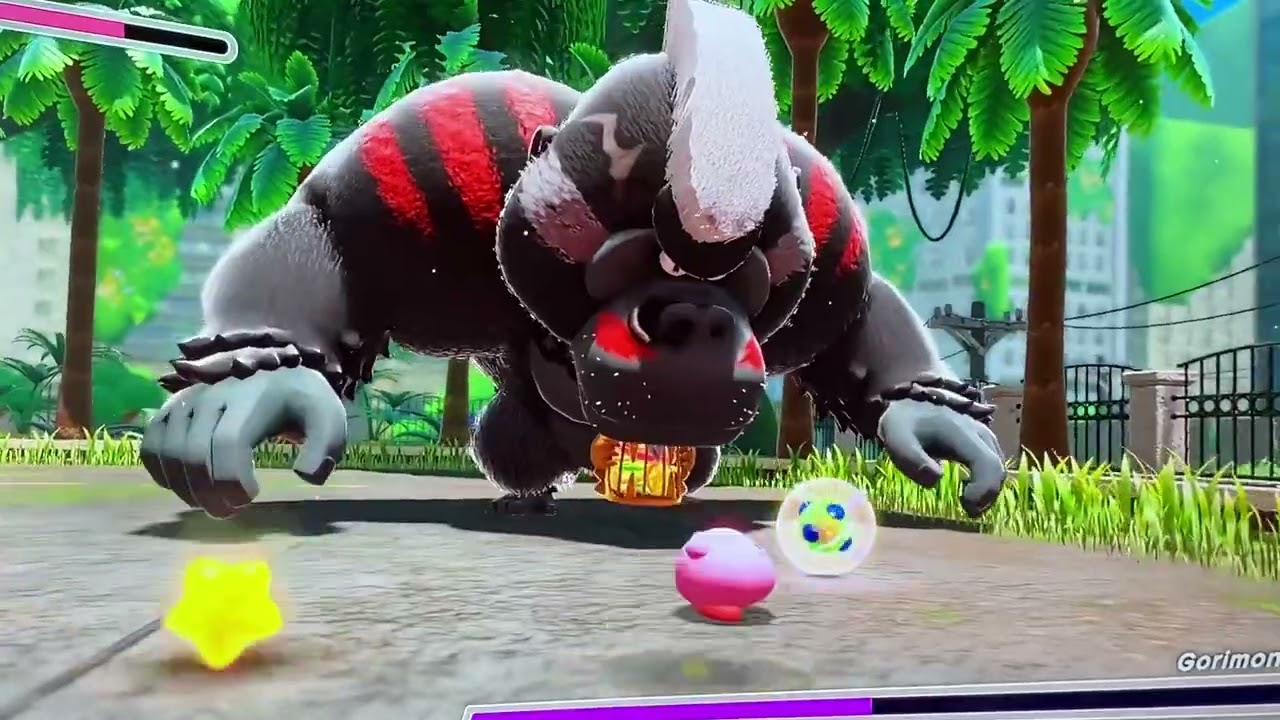 Gorimondo Boss Fight - Kirby and the Forgotten Land - Nintendo Switch ...