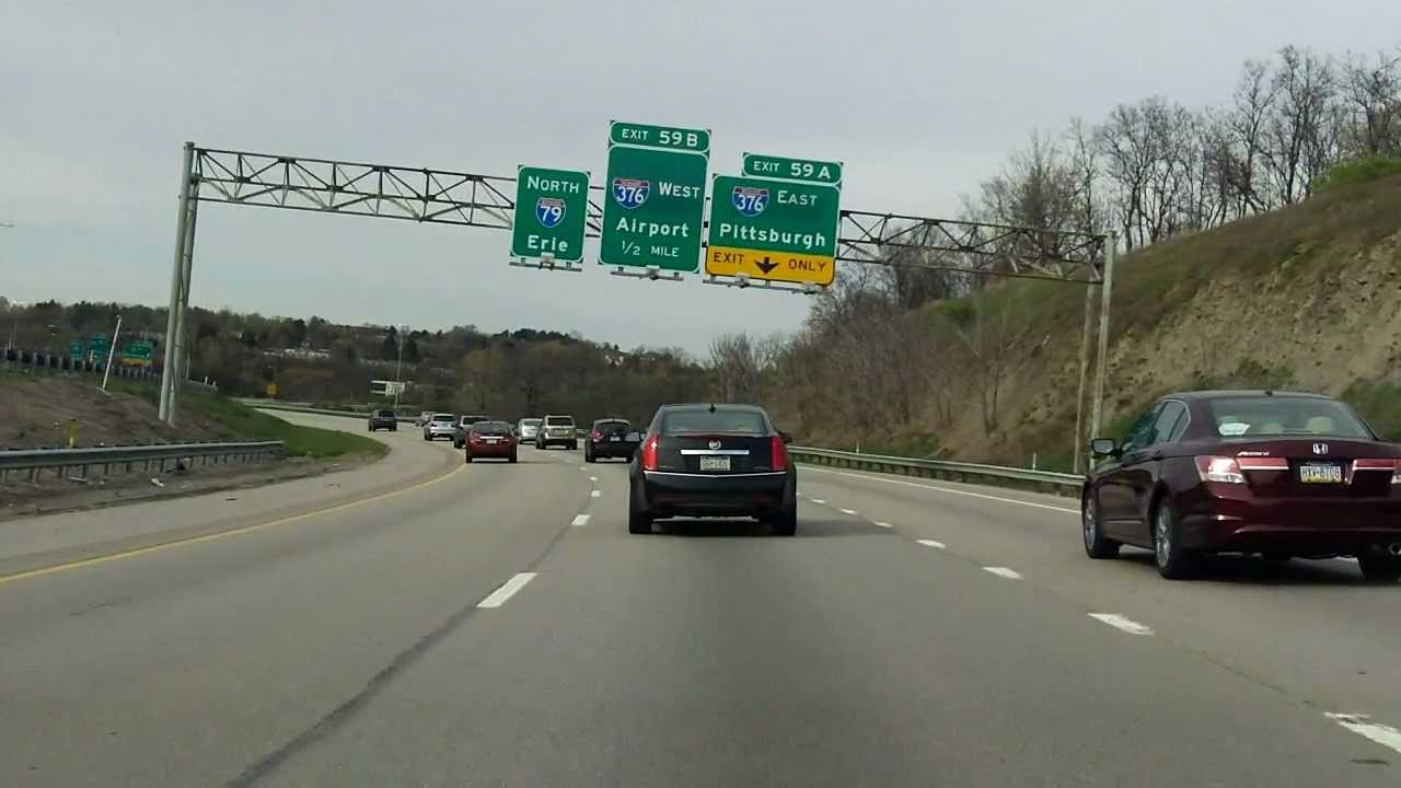 Interstate 79 (Exits 59 to 64) northbound - YouTube