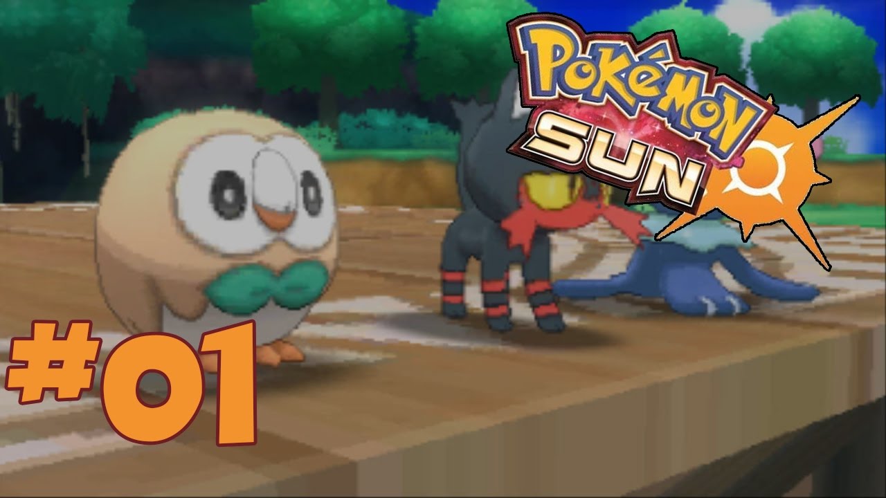 Let's Play Pokemon Sun- Episode 1: ALOLAAAAAAA!!! - YouTube