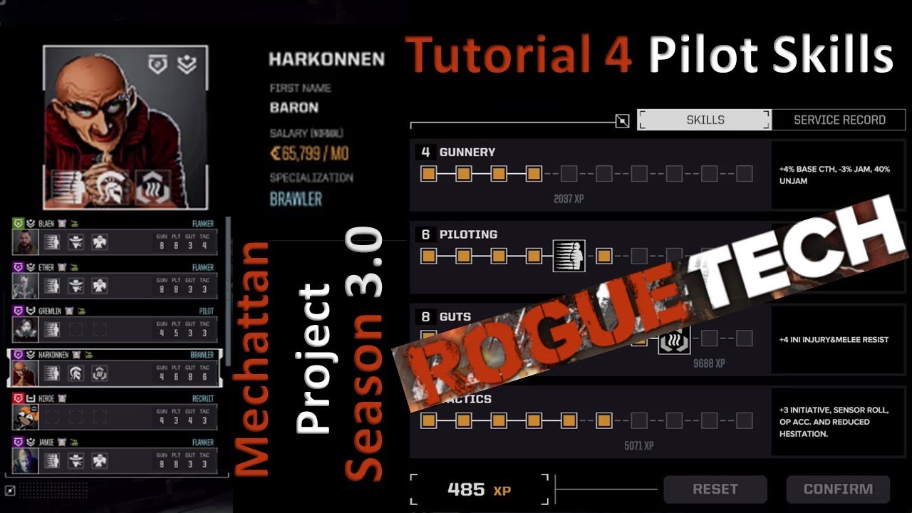 Tutorial 4 - RogueTech Pilot Skills - YouTube