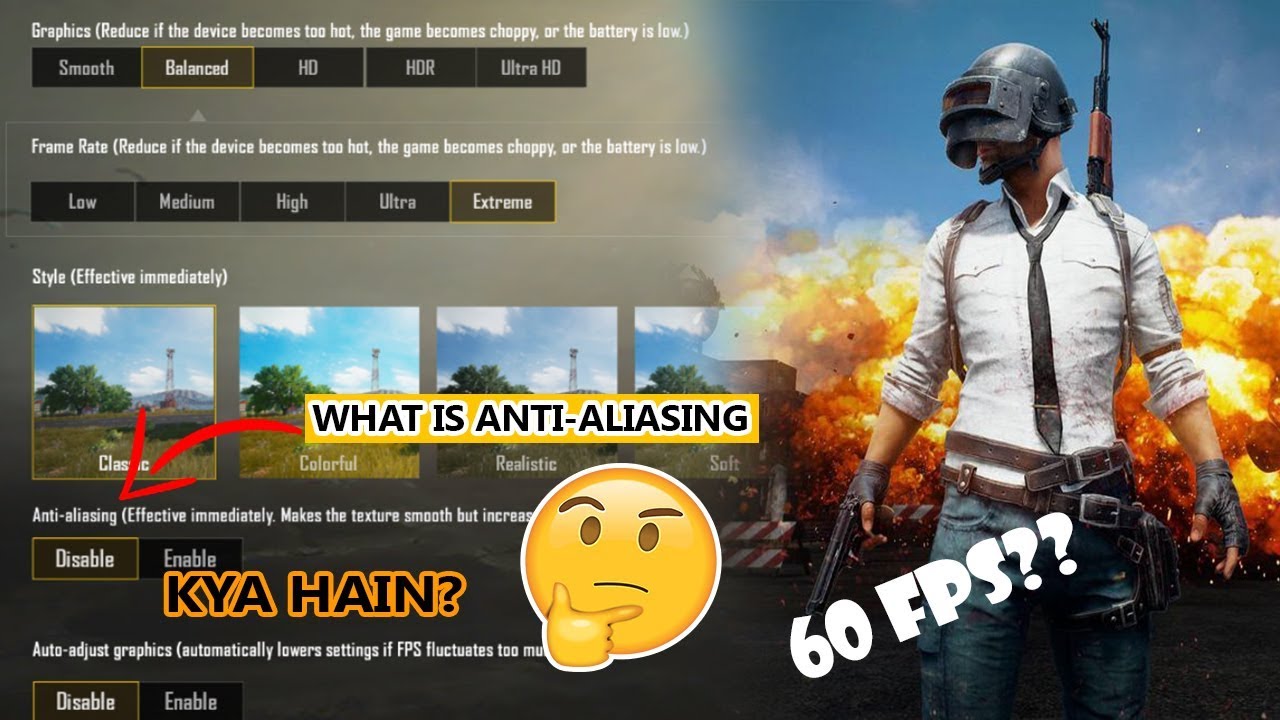 [Hindi]What is Anti Aliasing?Anti Aliasing in Pubg Mobile Explained ...