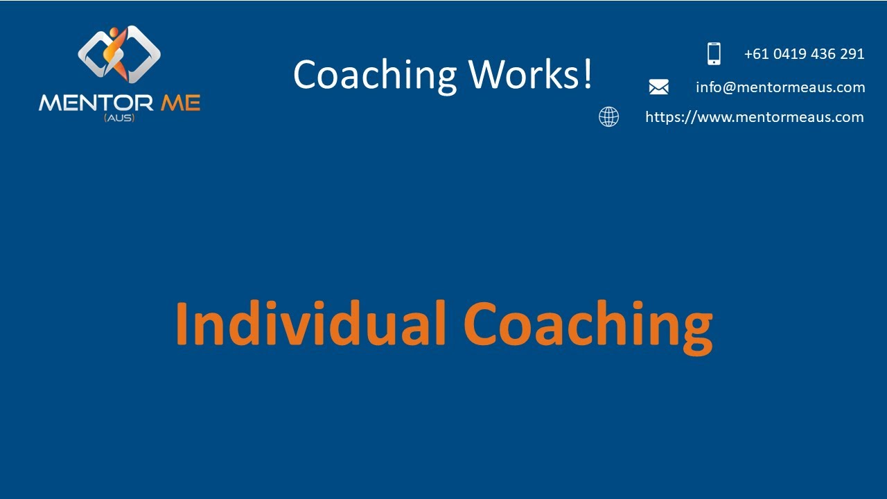 Mentor Me Aus Coaching Works Video 02 - YouTube