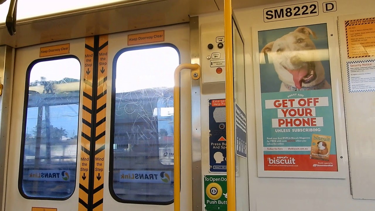 Queensland Rail Suburban Multiple Unit 220 series (SMU 222): Darra to ...