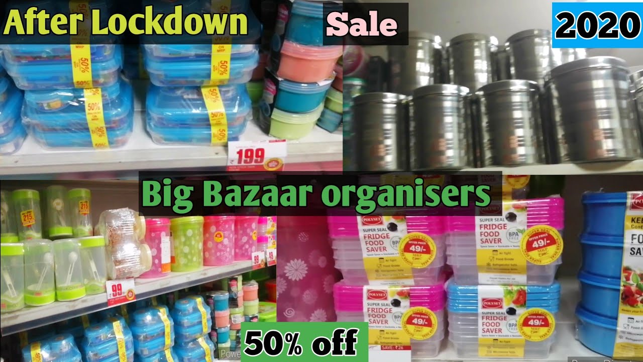 BIG BAZAAR KITCHEN ORGANISERS | BIG BAZAAR AFTER LOCKDOWN SALE | BIG ...
