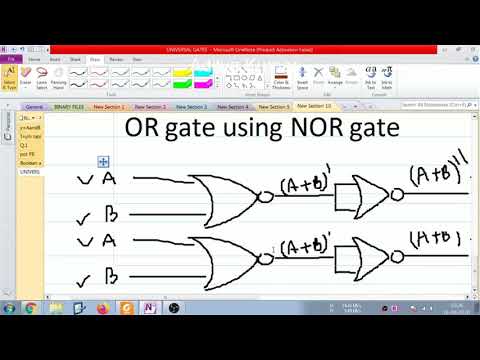 NOR gate Universal Gates part 2 - YouTube