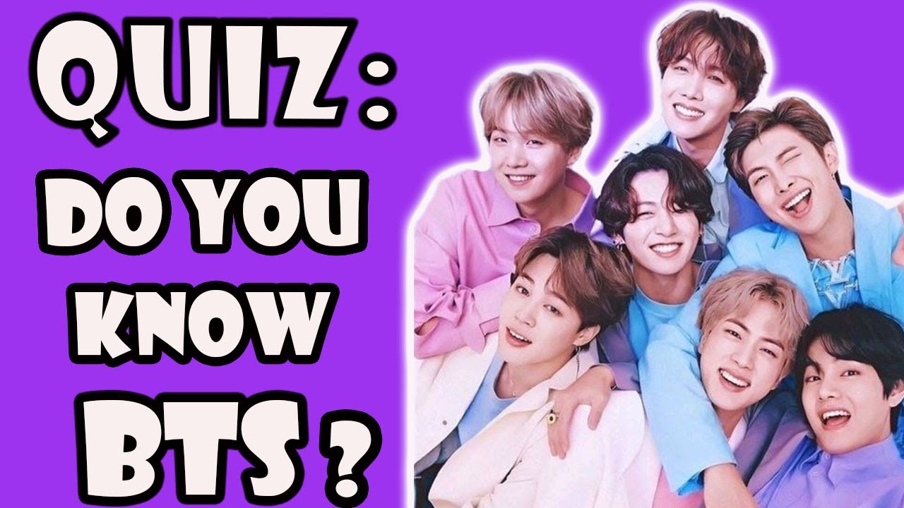 BTS QUIZ - HOW WELL DO YOU KNOW BTS ? - ARE YOU A REAL ARMY ? - YouTube