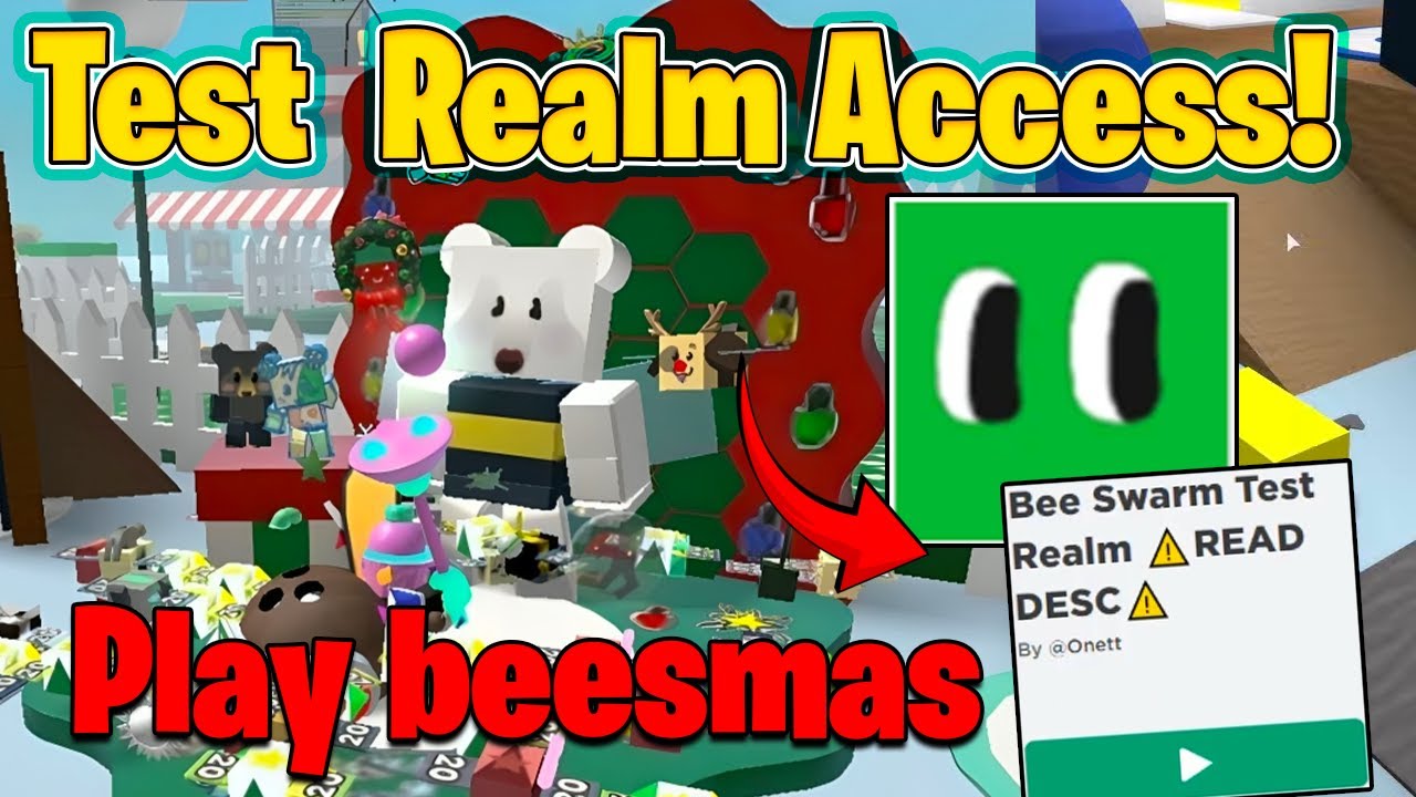 How to GET *ACCESS* to the BEESMAS Test Realm in Bee Swarm Simulator ...