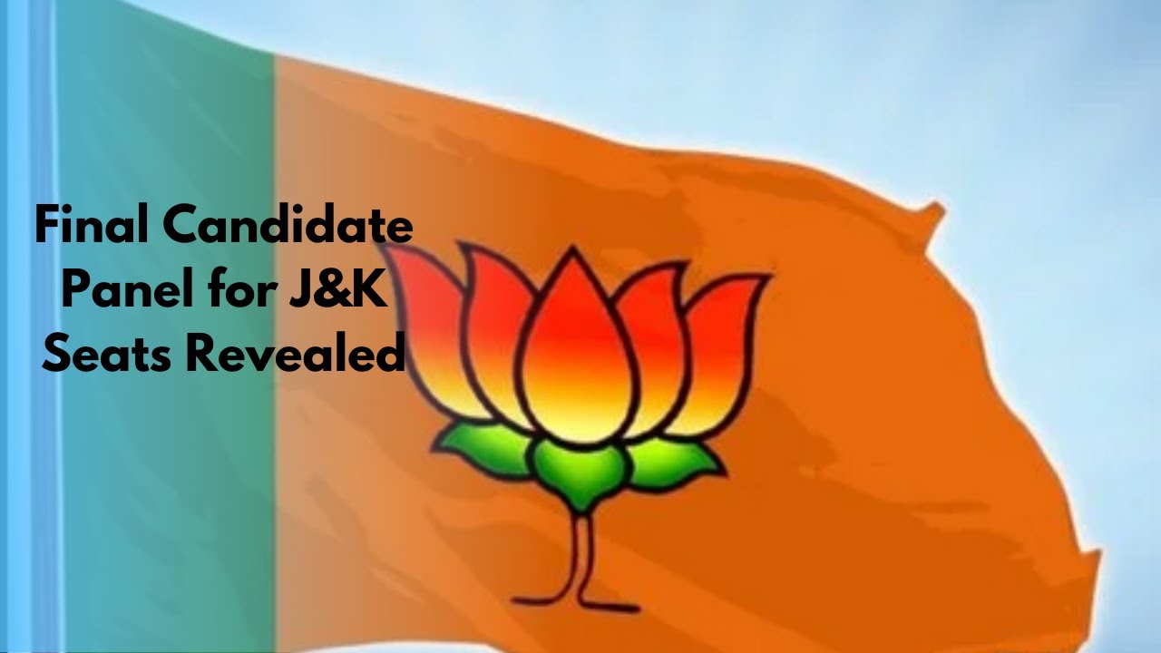 BJP Finalises Panel Of Candidates For J&K Seats - YouTube