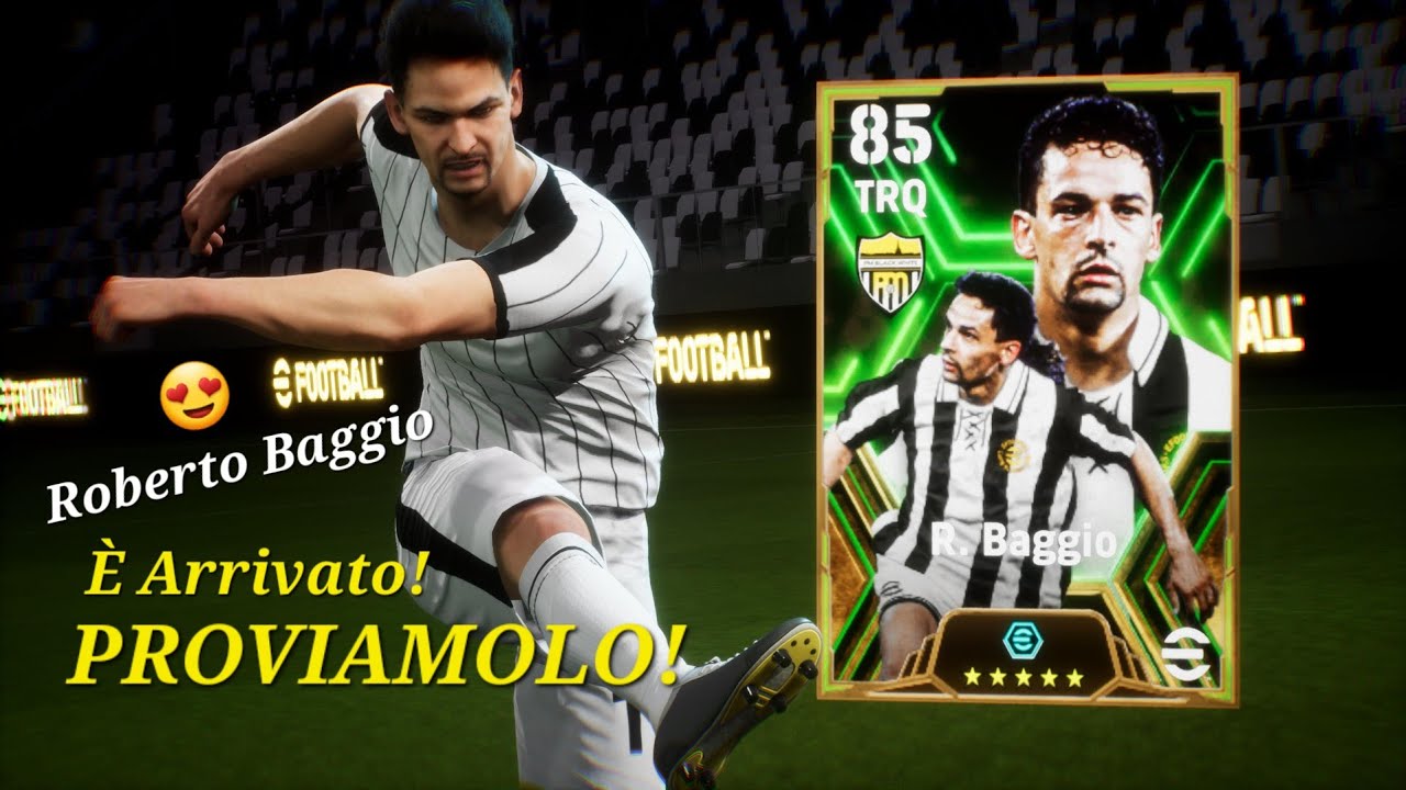 ROBERTO BAGGIO eFootball 2024 😍🎮😍 - YouTube