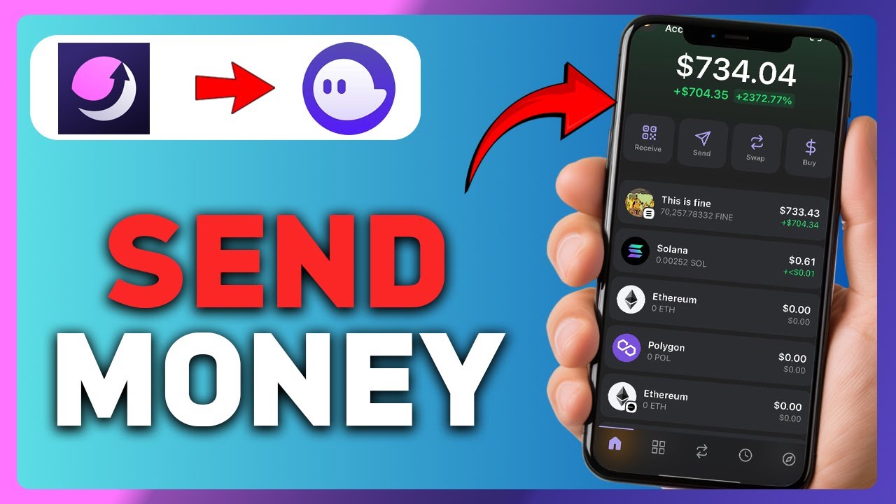 HOW TO SEND MONEY FROM MOONSHOT TO PHANTOM IN 2025? - YouTube