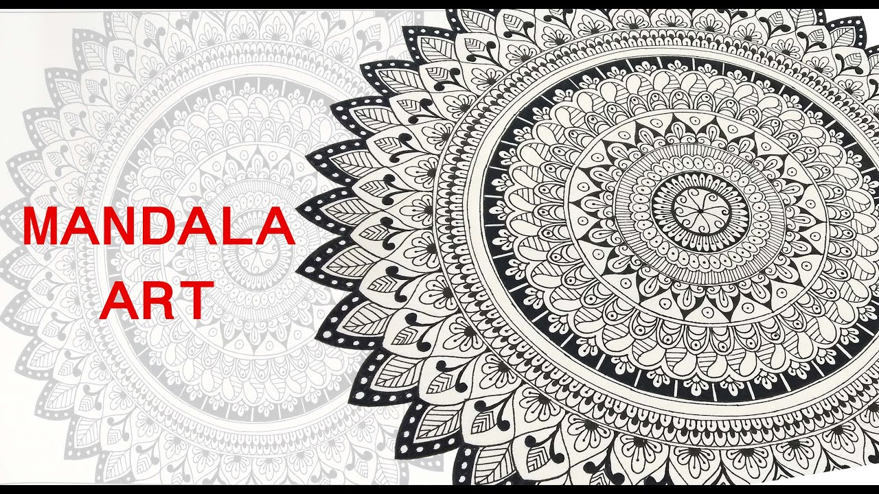 # Mandala HOW TO DRAW MANDALA ART || BEGINNERS || ARTRICA - YouTube