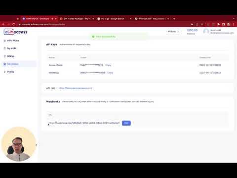 Setting up Webhook Notifications for API Orders - YouTube