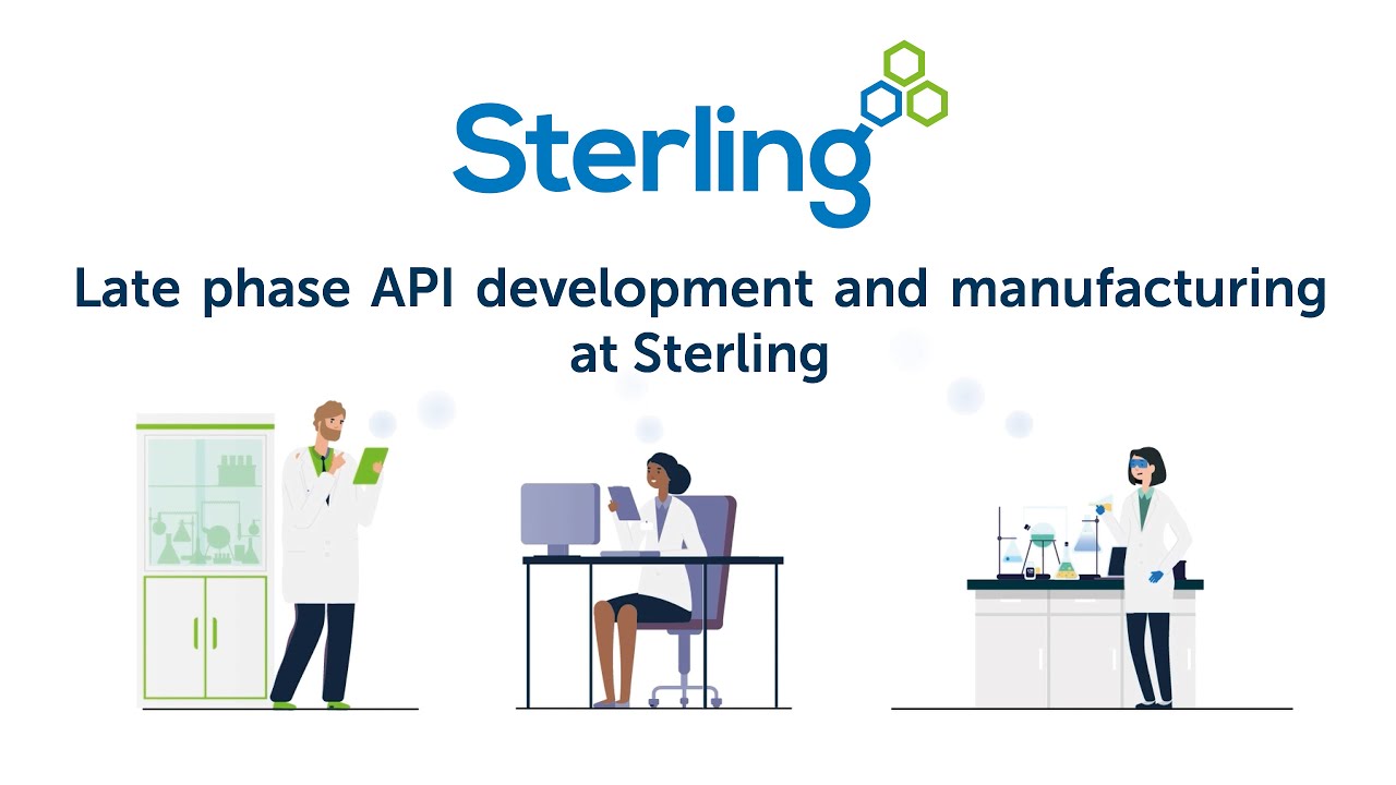 Late phase API development and manufacturing at Sterling - YouTube