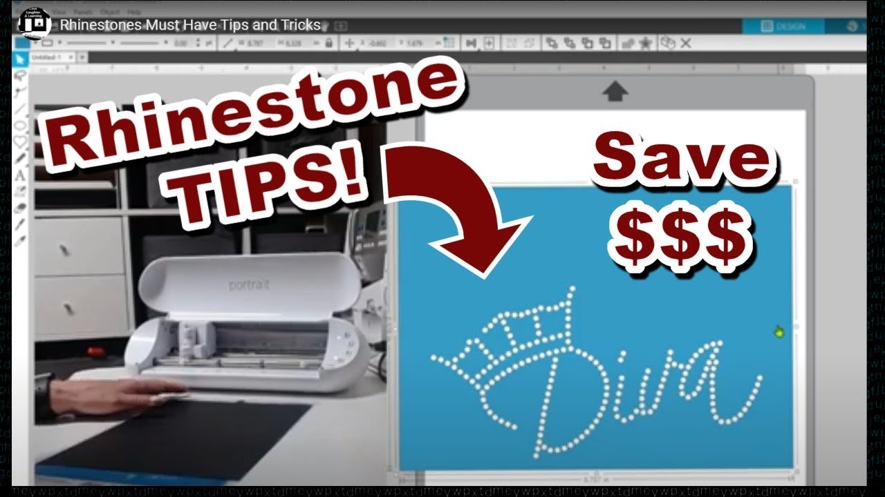 Rhinestone Designs Must Have Tips and Tricks - YouTube