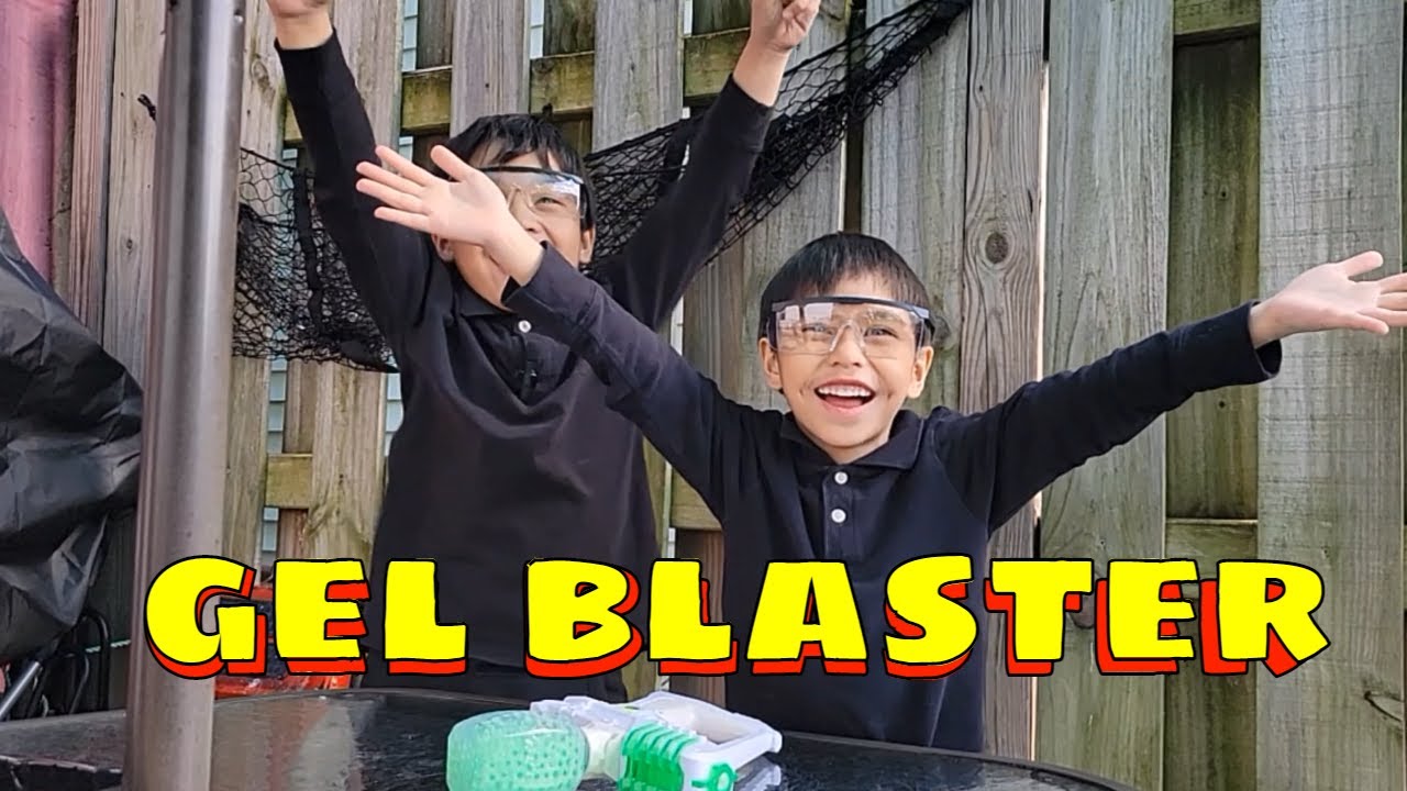 Gel Blaster Unboxing - Brother's Channel - YouTube