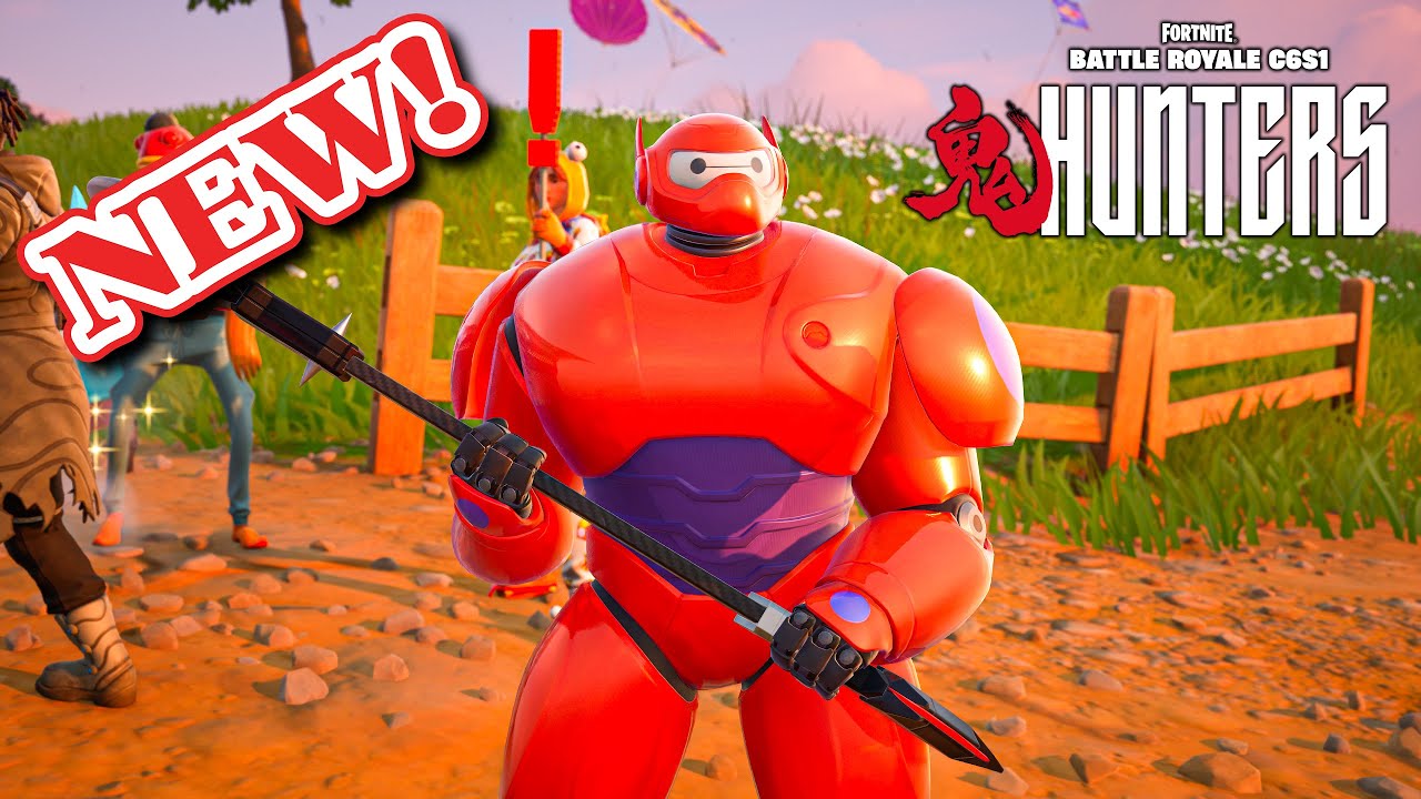 Hero Baymax Skin - Fortnite Gameplay ( New in C6S1 Battle Pass ...