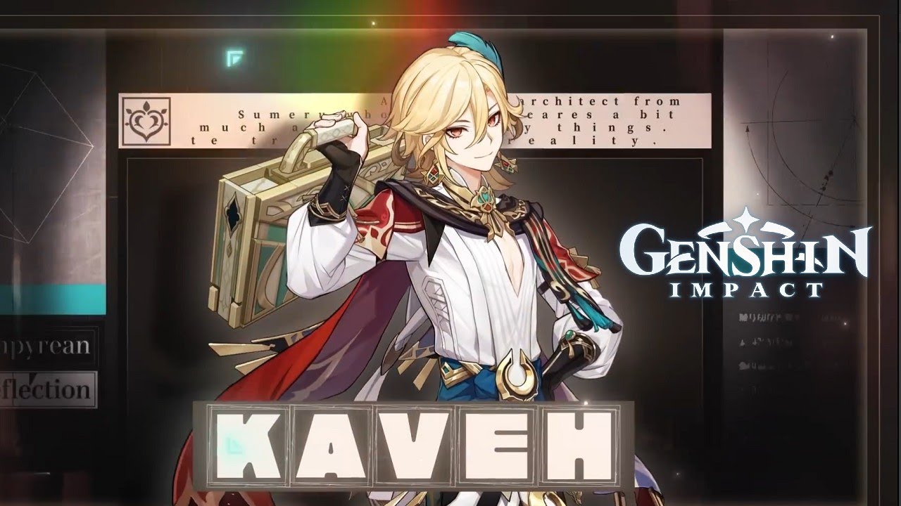 Genshin Impact - Kaveh New Character Demo Release - YouTube