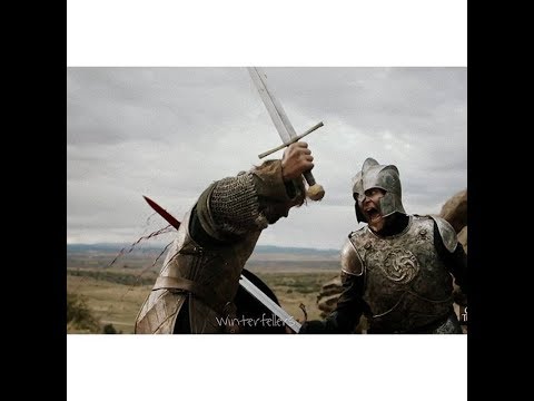 Game of thrones fight Ser Arthur Dayne Vs Ned stark - YouTube