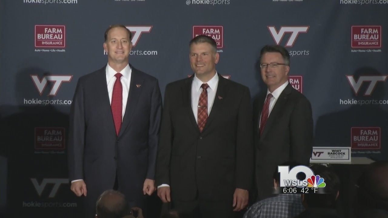 Virginia Tech introduces Justin Fuente as new head football coach - YouTube