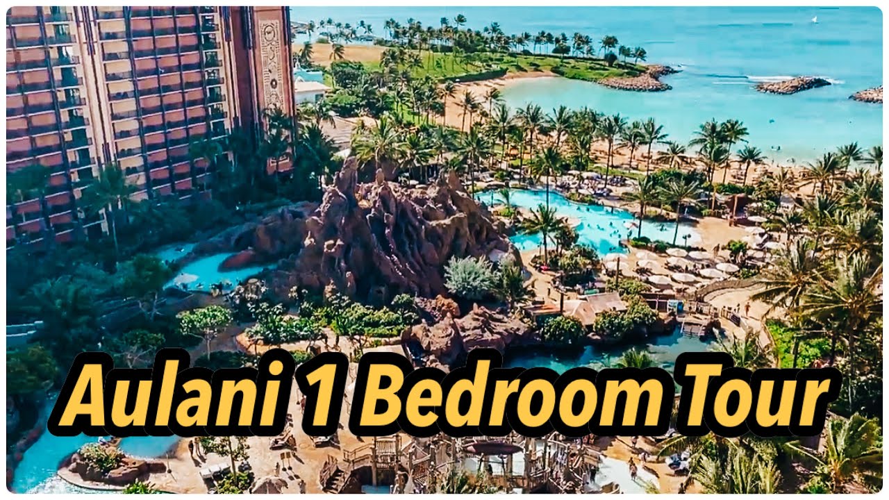 Aulani Room Tour! 1 Bedroom Parlor Suite - YouTube