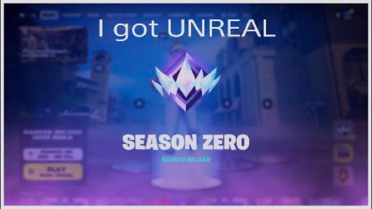 I finally got UNREAL reload Ranked ZERO Build - YouTube