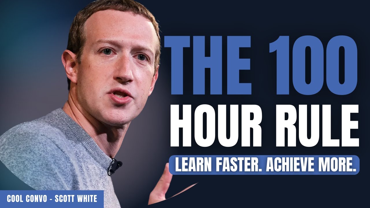 The 100 Hour Rule | by Scott White - YouTube