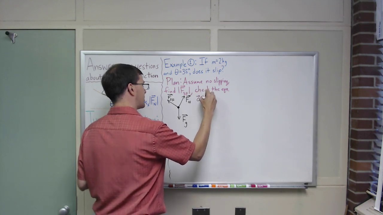Static friction: Problem solving strategies - YouTube