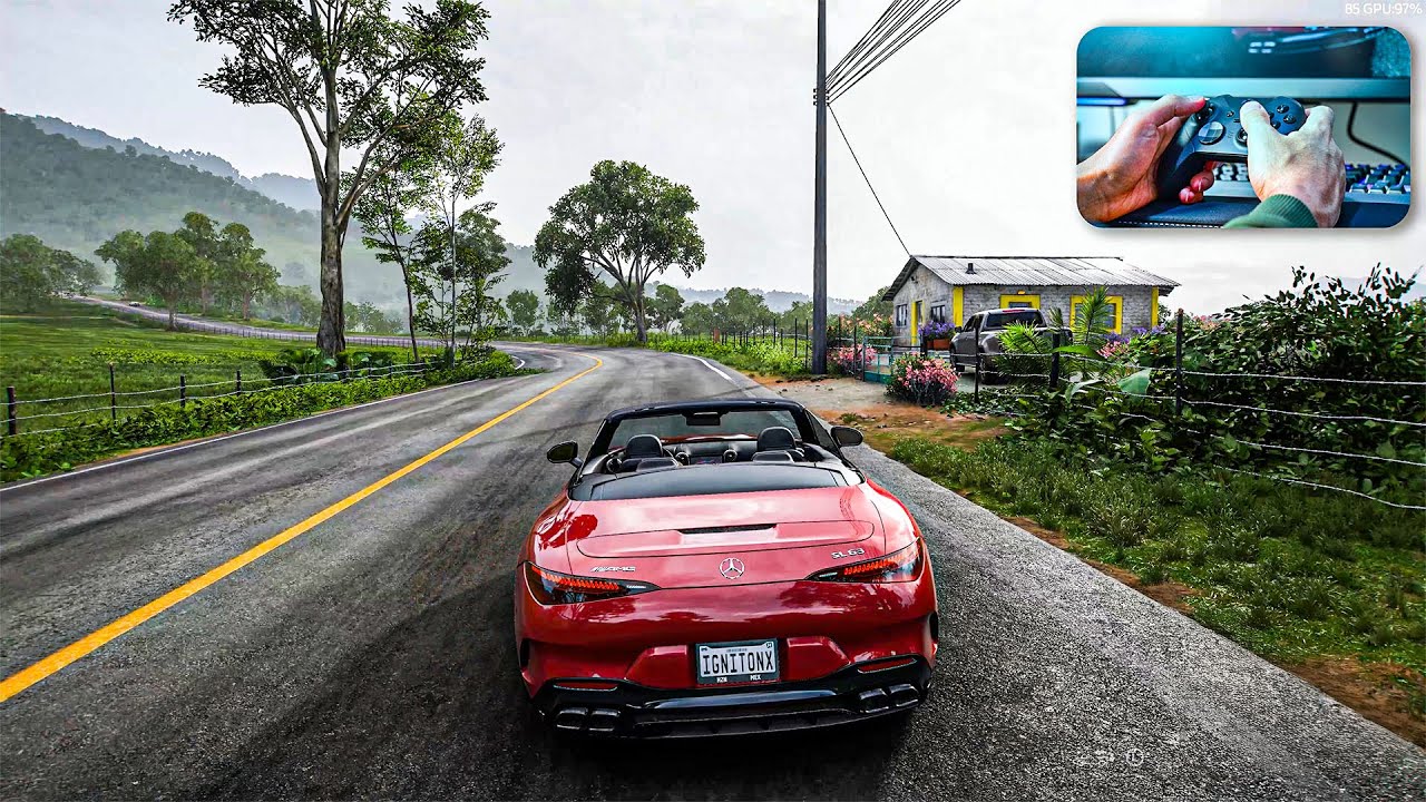 800 HP V8 AMG SL 63 2021 Forza Horizon 5 | Xbox Elite S2 Gamepad ...